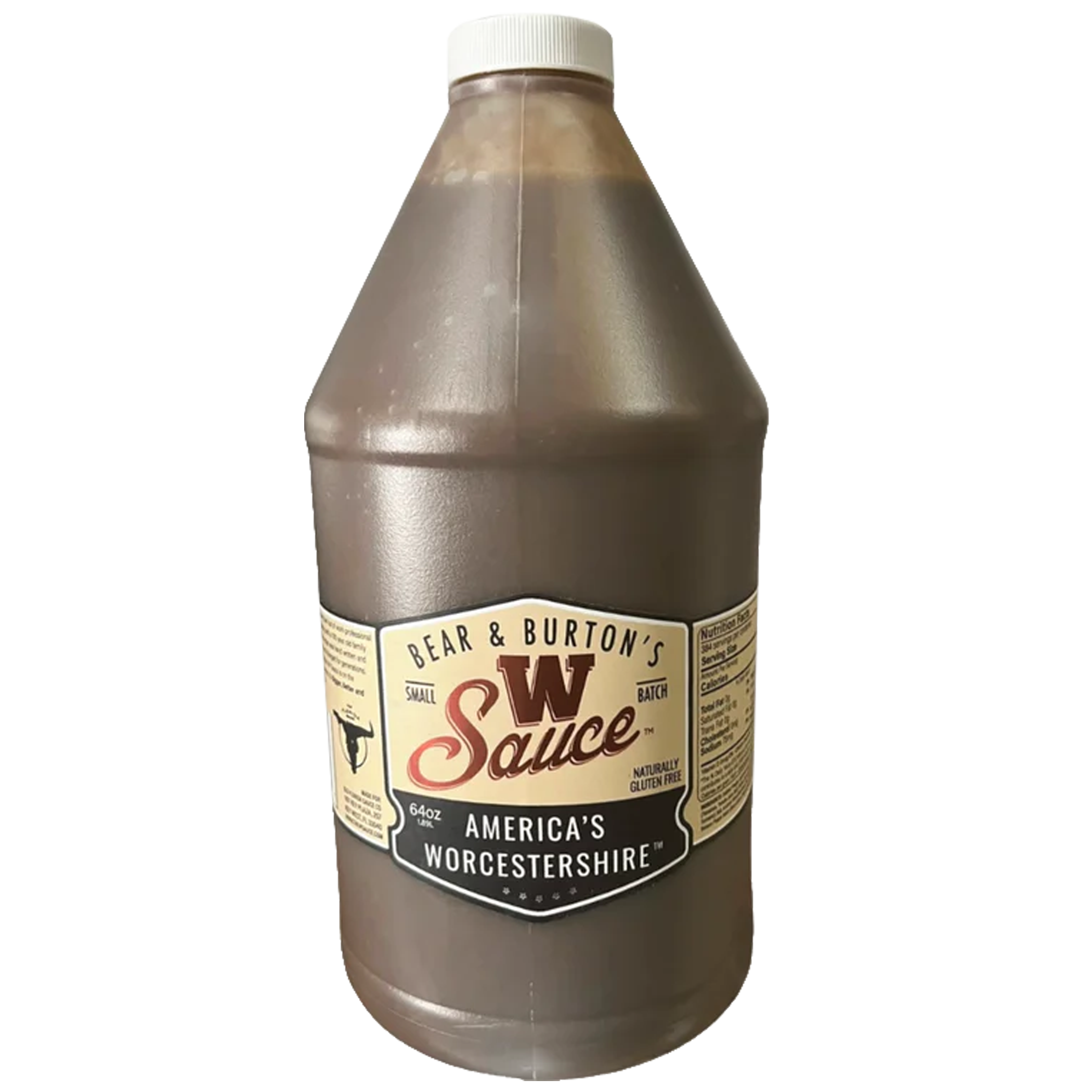 Bear & Burton's W Sauce 64oz for Food Service and Restaurants